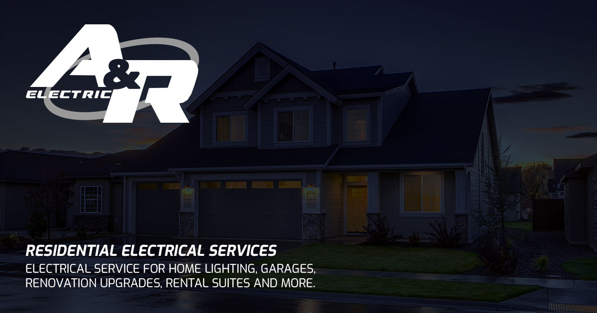 Residential Electrical Services from experienced Electricians - A&R ...